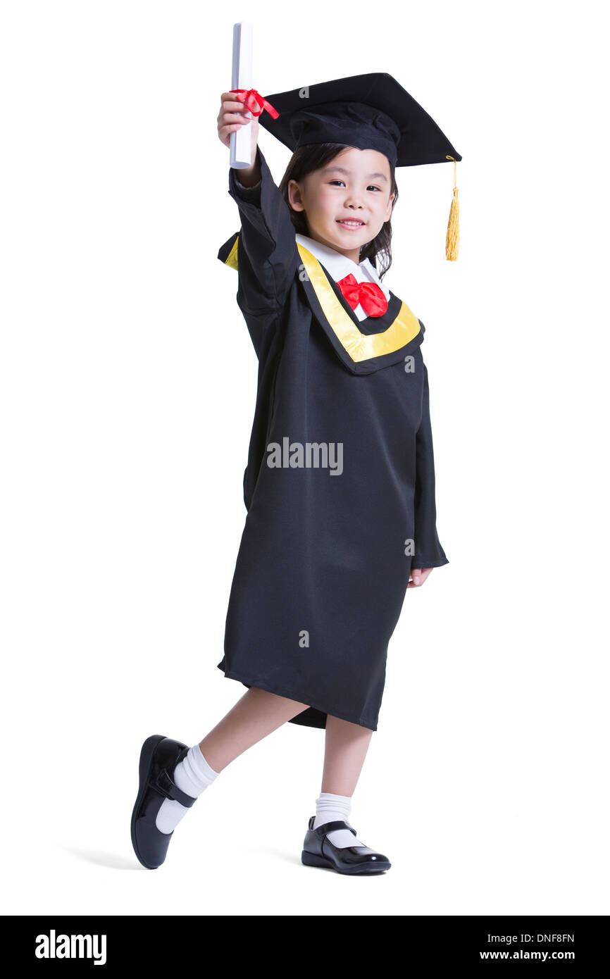Girls Graduation Gown