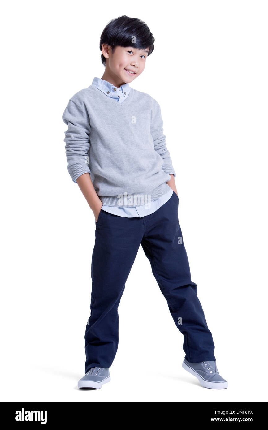 Portrait smile boy in Cut Out Stock Images & Pictures - Alamy