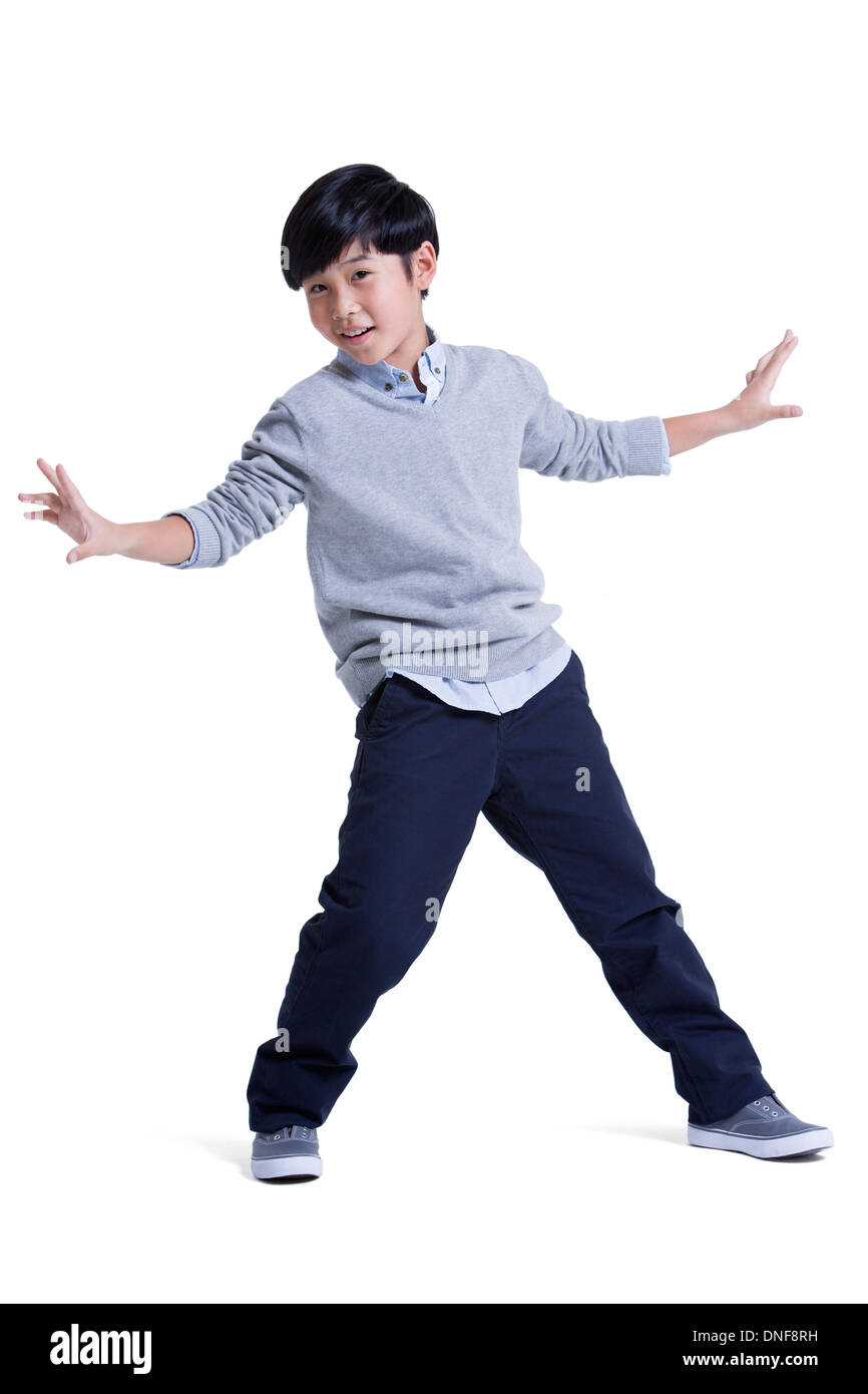 Trendy boy posing Stock Photo - Alamy