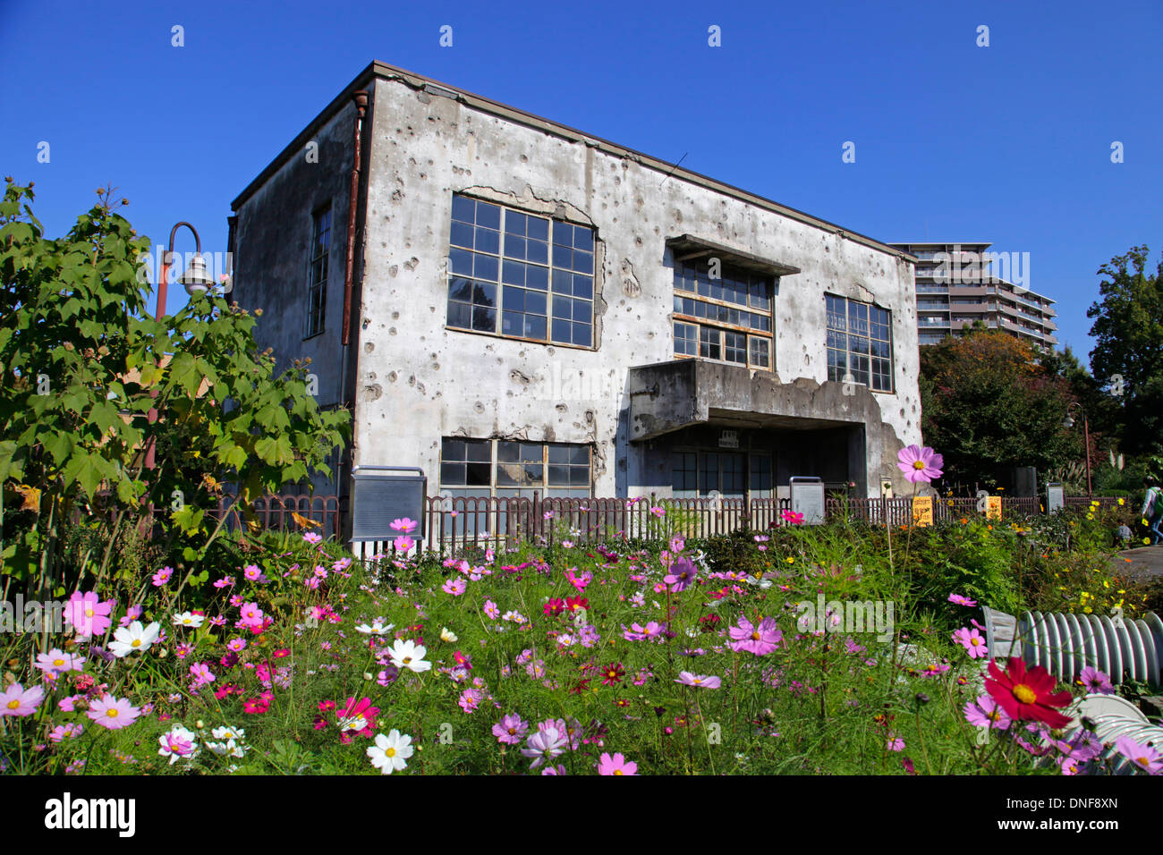 The old Hitachi Aircraft Tachikawa Factory electrical substation in ...