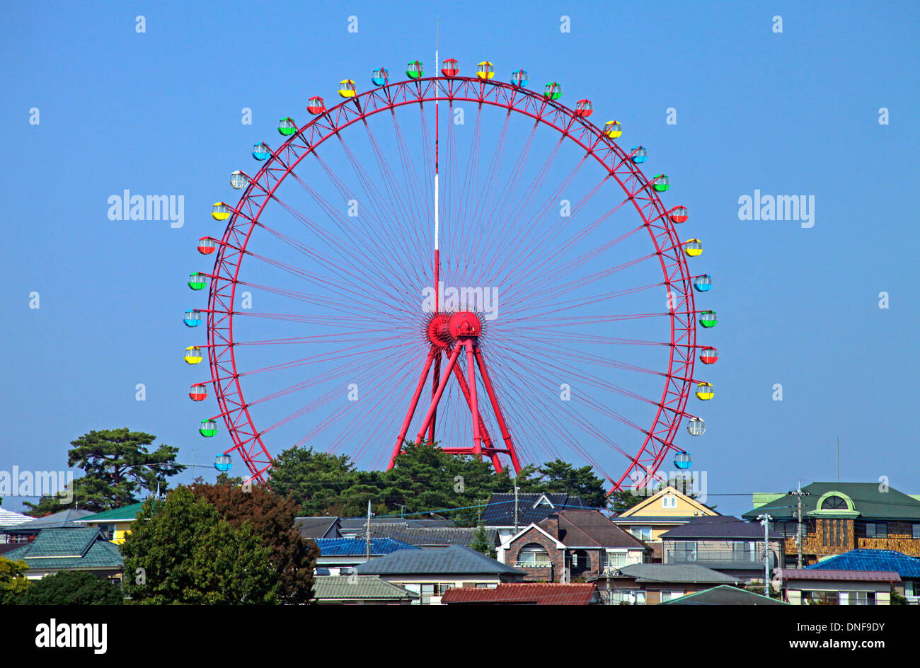 A Ferris Wheel at Seibu Yuenchi Amusement Park view from Higashi ...