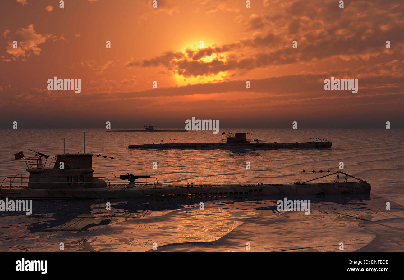 German u boats second world war hi-res stock photography and images - Alamy