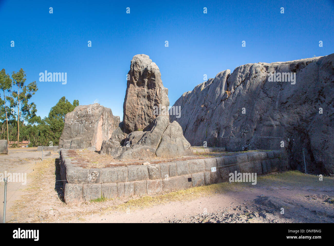 Peru Qenko located at Archaeological Park of Saqsaywaman.South America ...