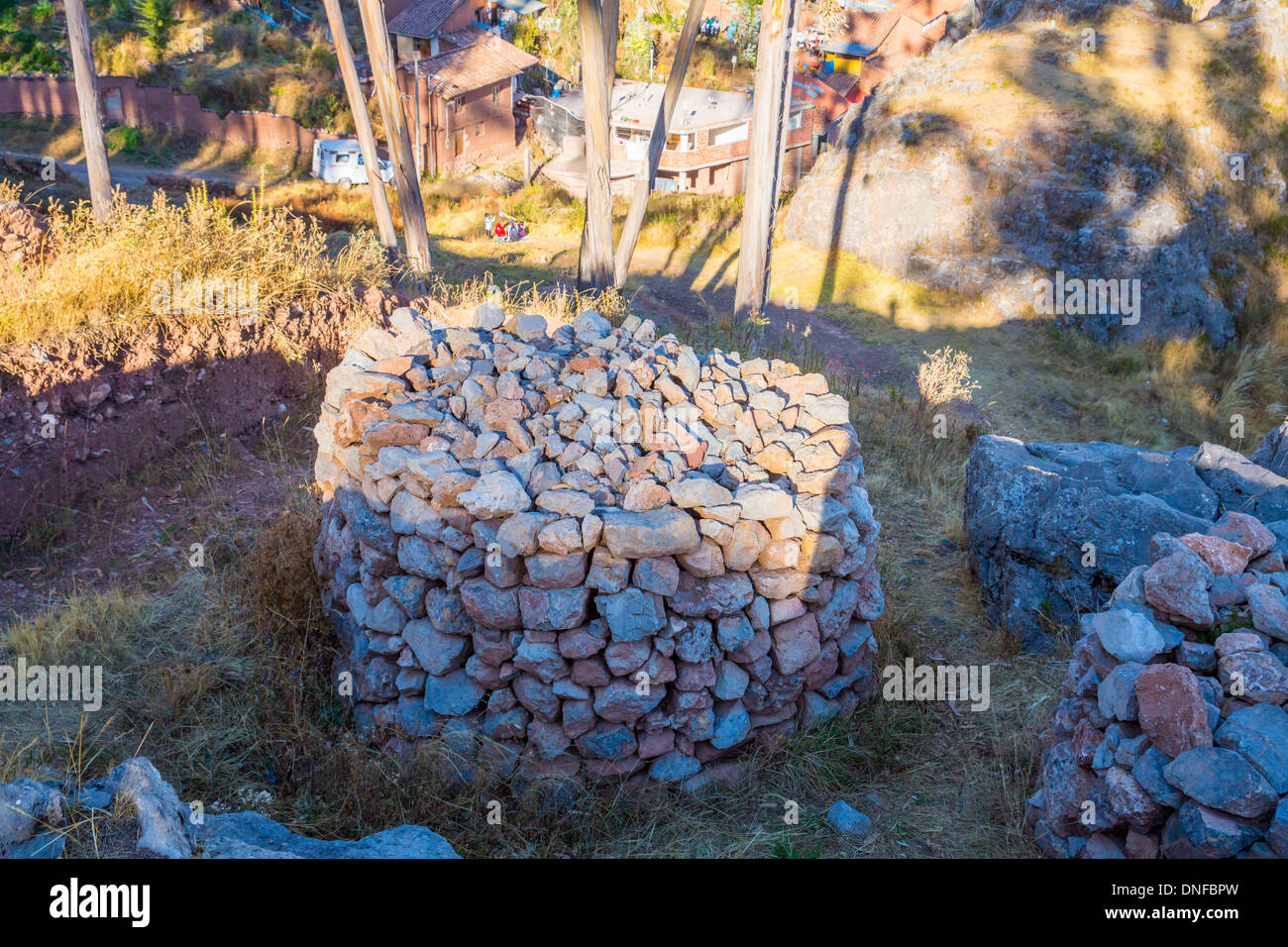 Peru Qenko located at Archaeological Park of Saqsaywaman.South America ...