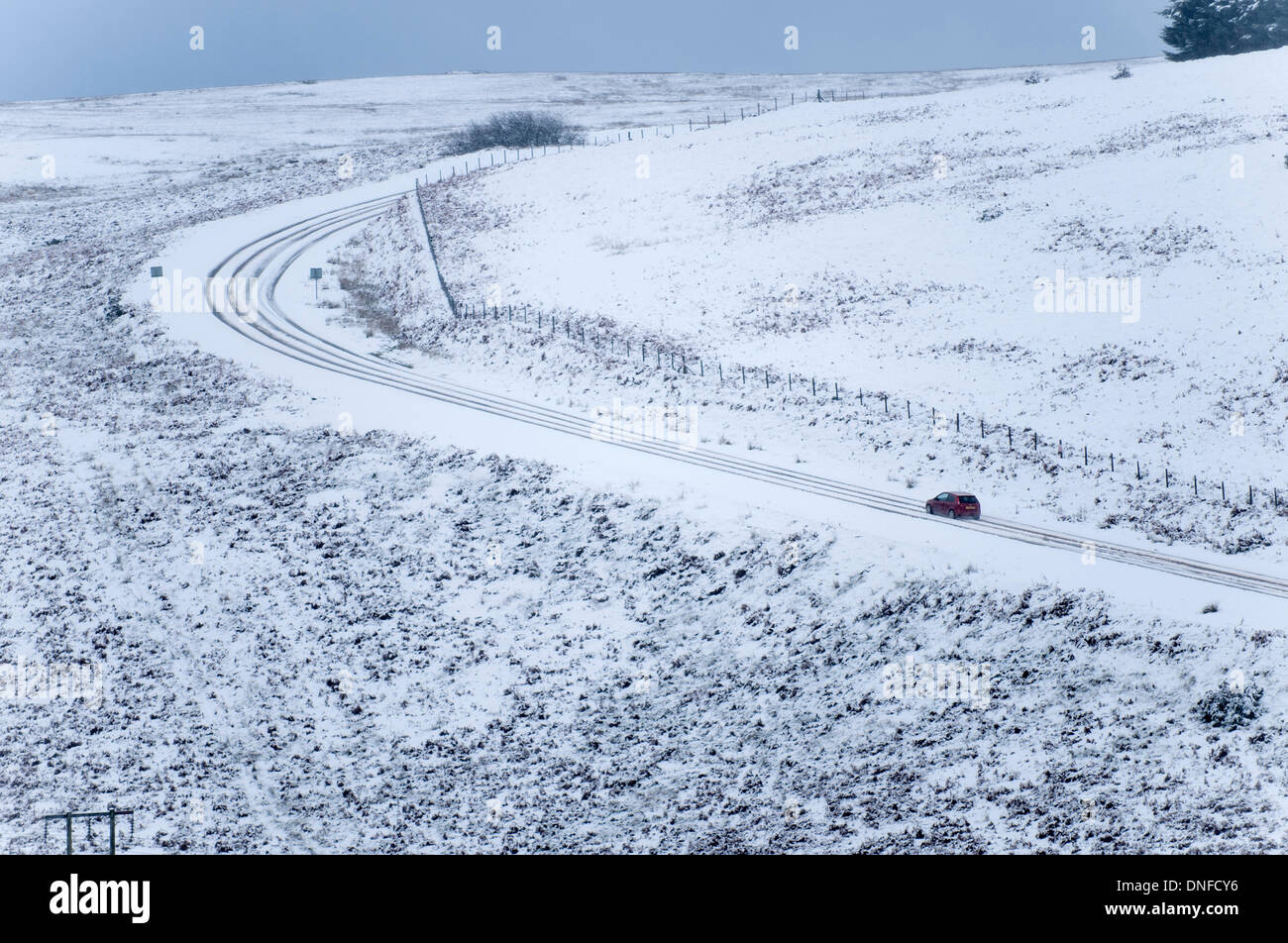 The Epynt Range, Cambrian Mountains, Powys, UK. 25th December 2013 ...