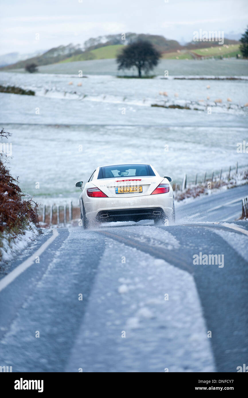 The Epynt Range, Cambrian Mountains, Powys, UK. 25th December 2013 ...