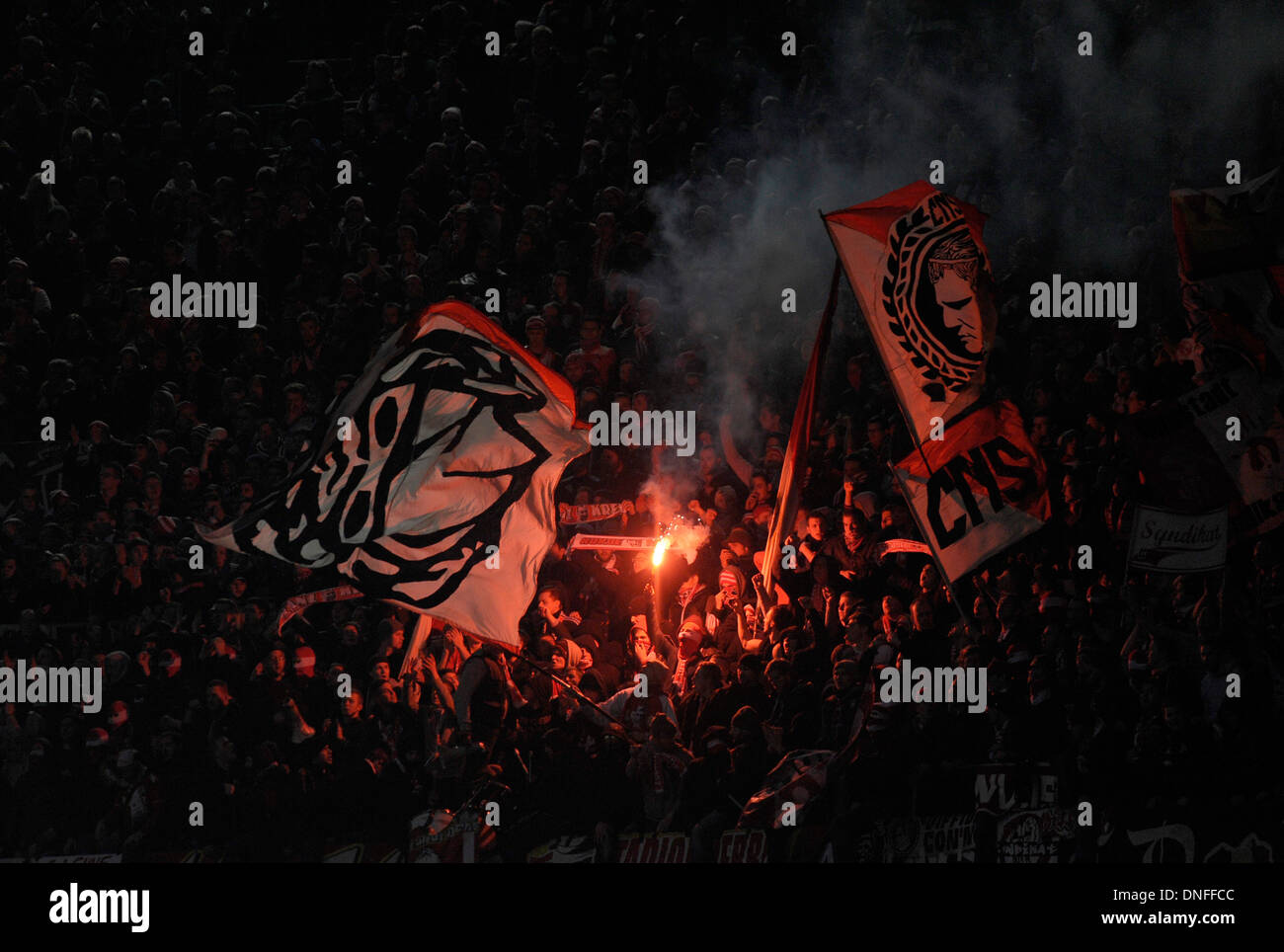 Supporters of German Football Bundesliga Club FC Köln (Cologne ...