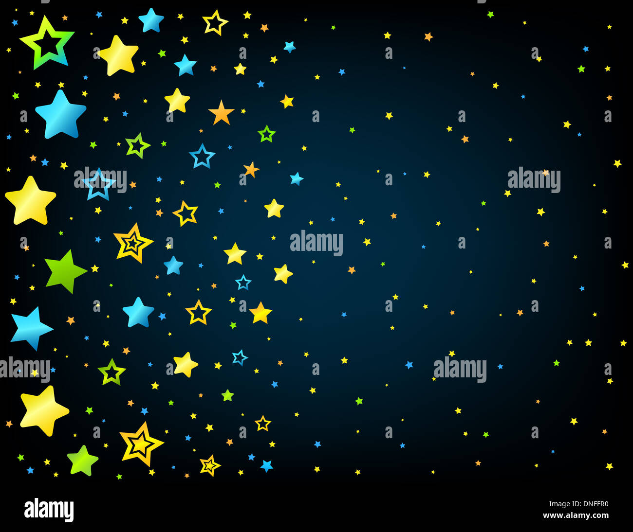 Cartoon star colored background Stock Photo - Alamy