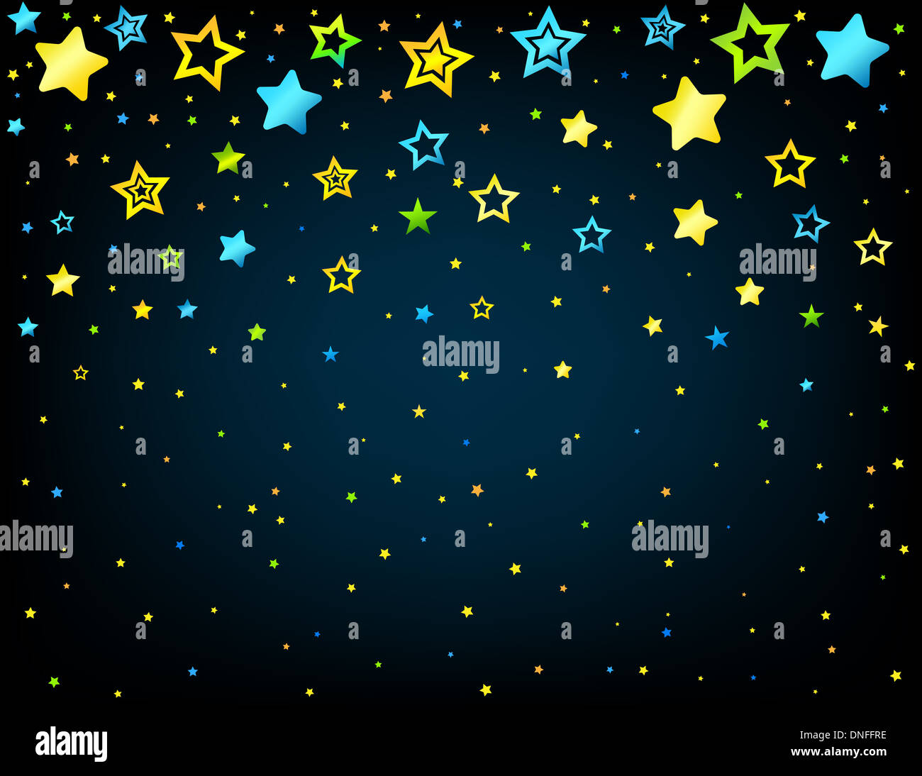 Cartoon star colored background Stock Photo - Alamy