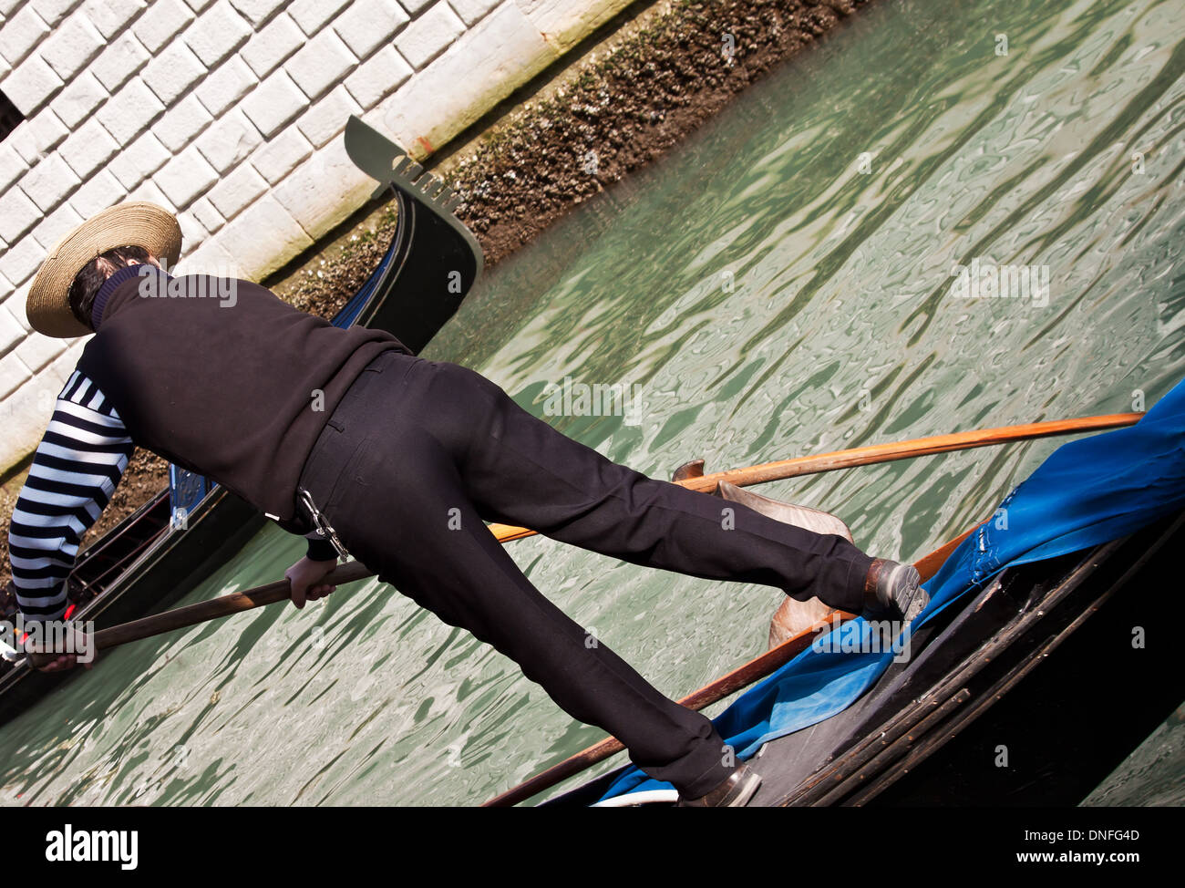 Gondolier in Venice Stock Photo - Alamy
