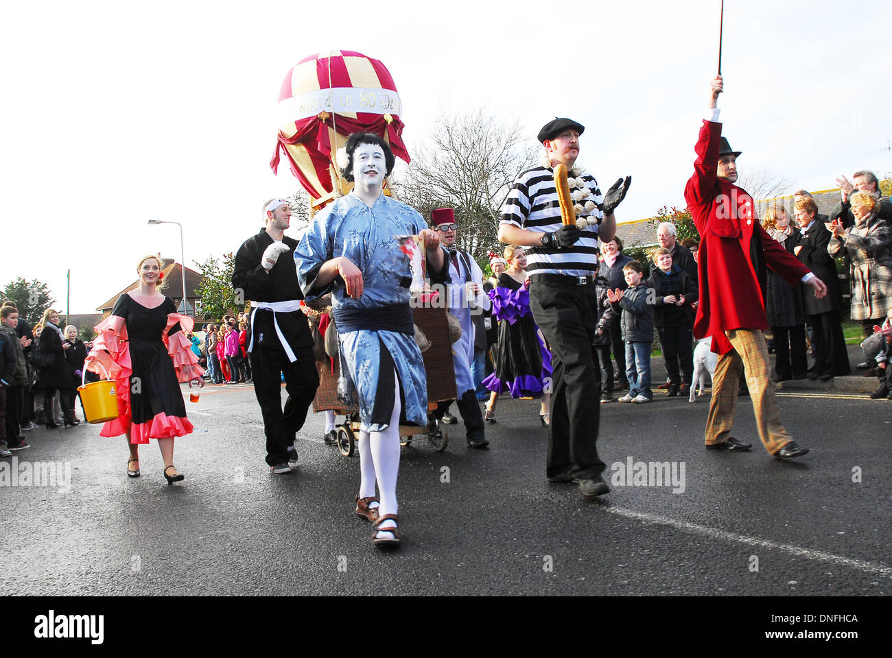 Fancy dress pram race Stock Photo - Alamy