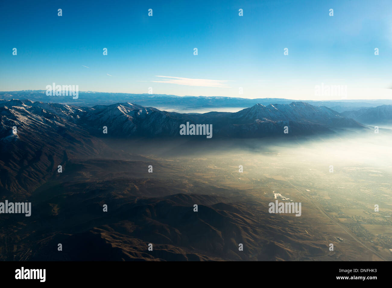 Aerial views of northern Utah Stock Photo - Alamy
