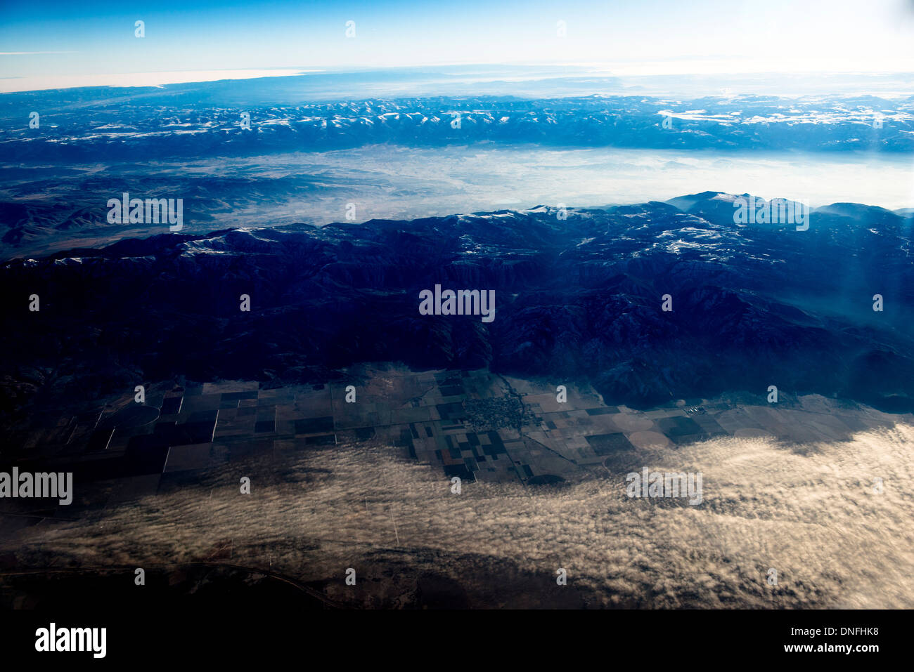 Aerial views of northern Utah Stock Photo - Alamy