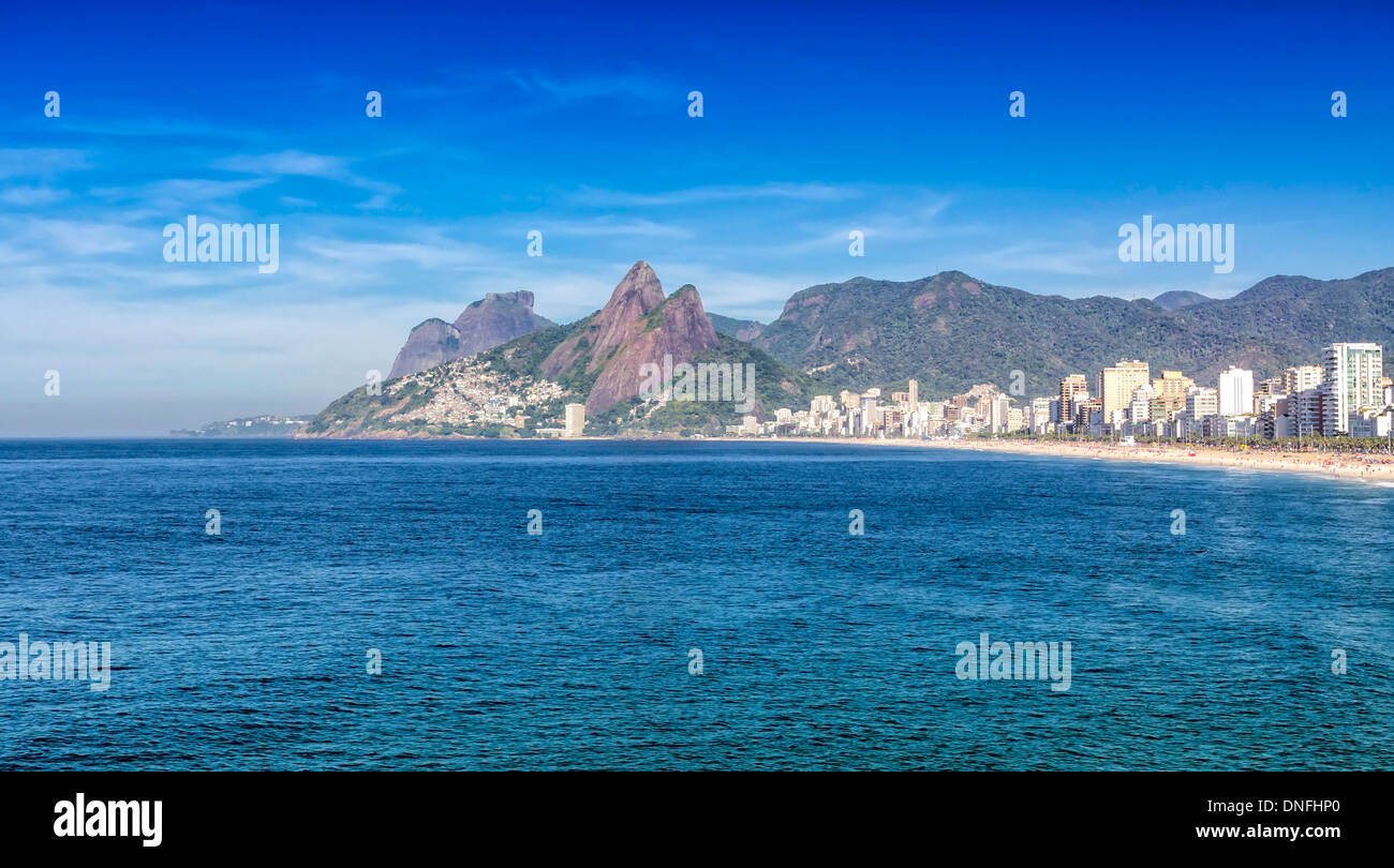 Ipanema beach in the morning, Rio de Janeiro - Brazil Stock Photo - Alamy