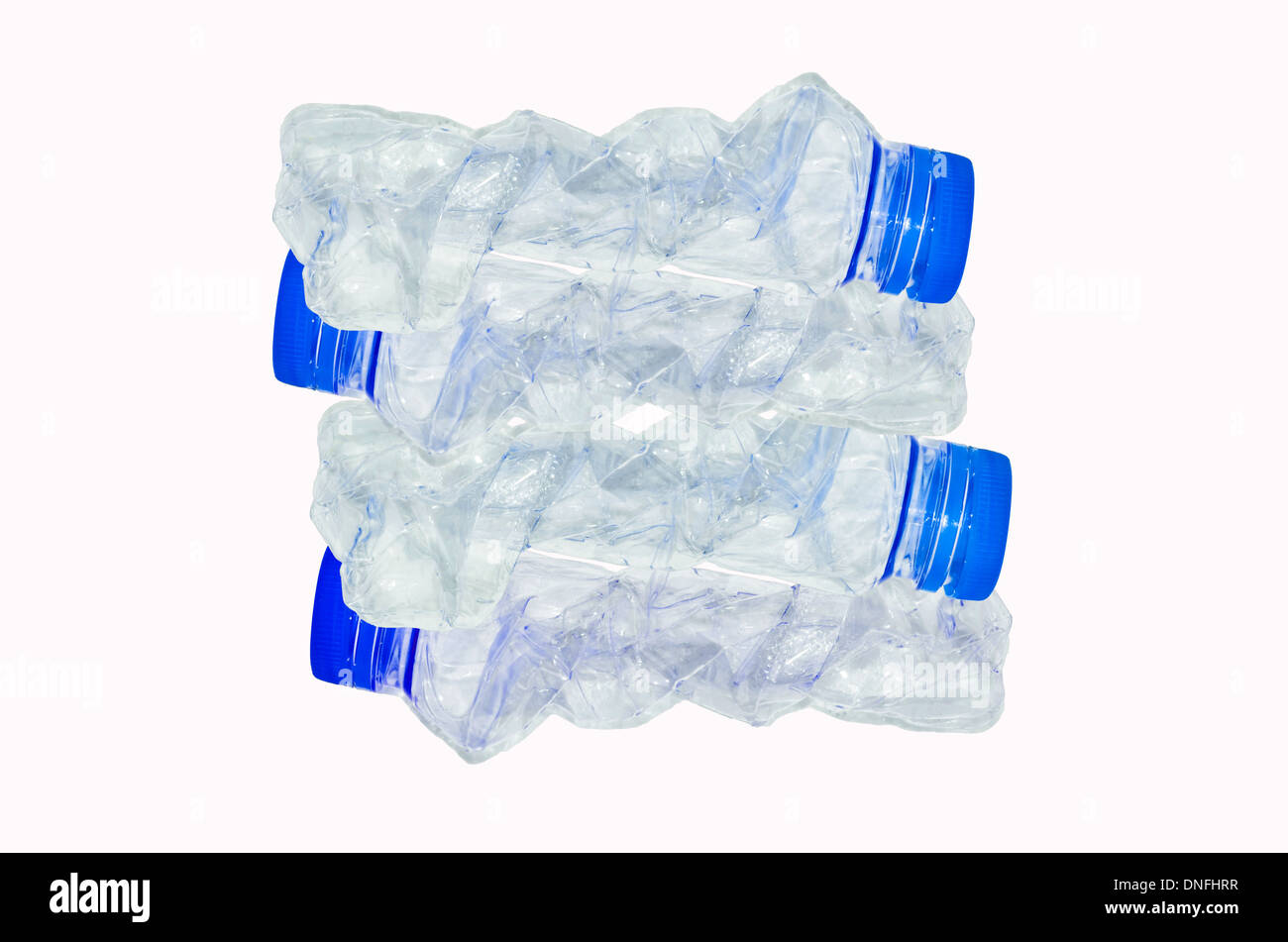 recycling or stack of blue plastic bottles Stock Photo - Alamy