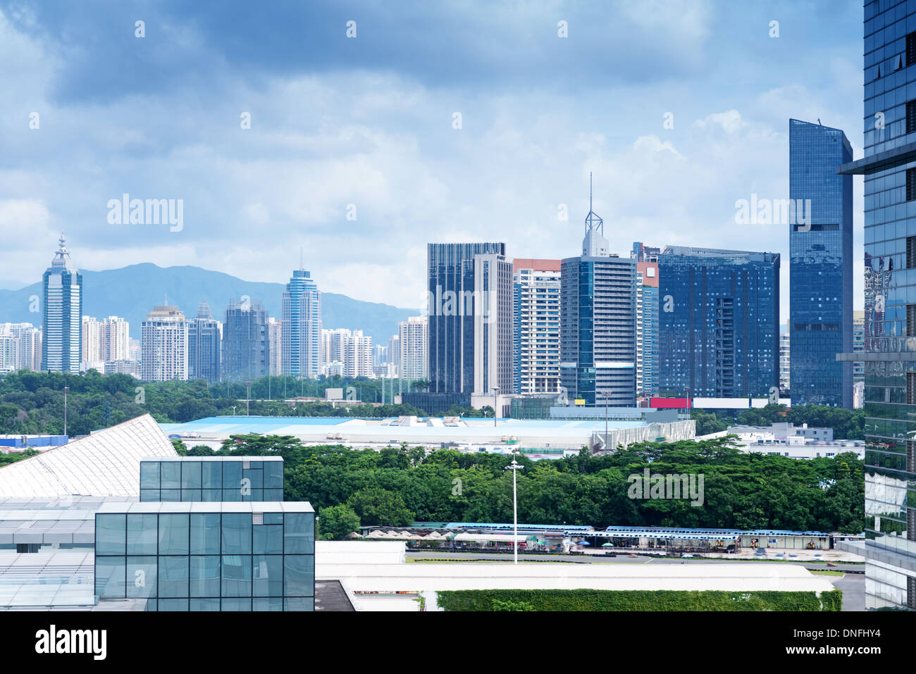 Aerial view of chinese city,shenzhen Stock Photo - Alamy