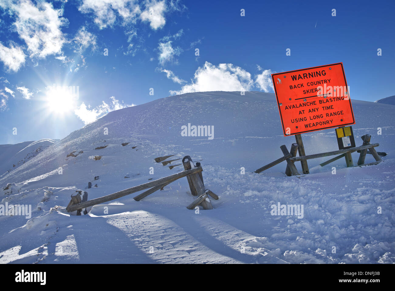 Sign warning blasting hi-res stock photography and images - Alamy