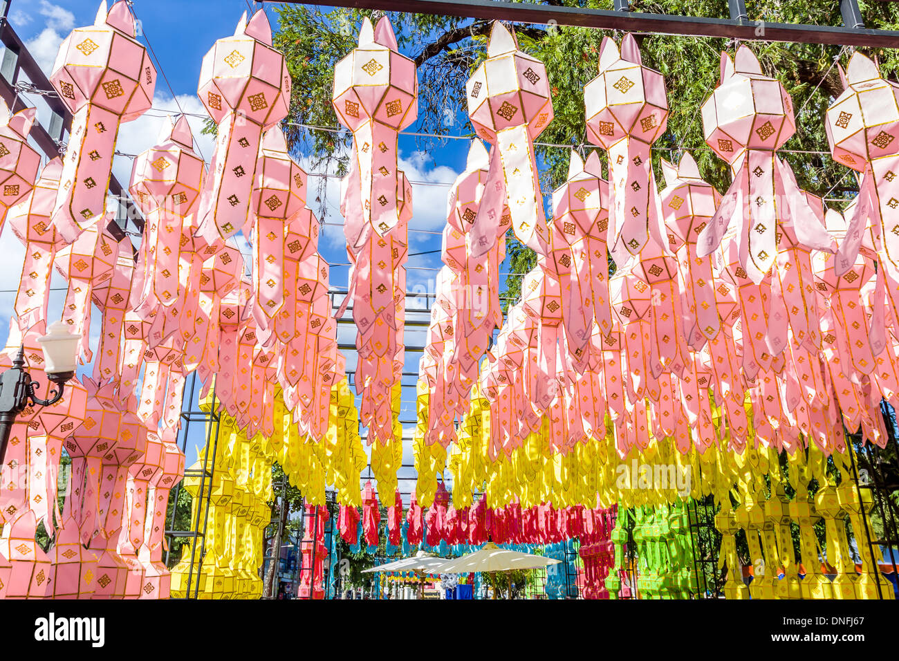 Asia lantern at Festival Chiang Mai, Thailand Stock Photo - Alamy
