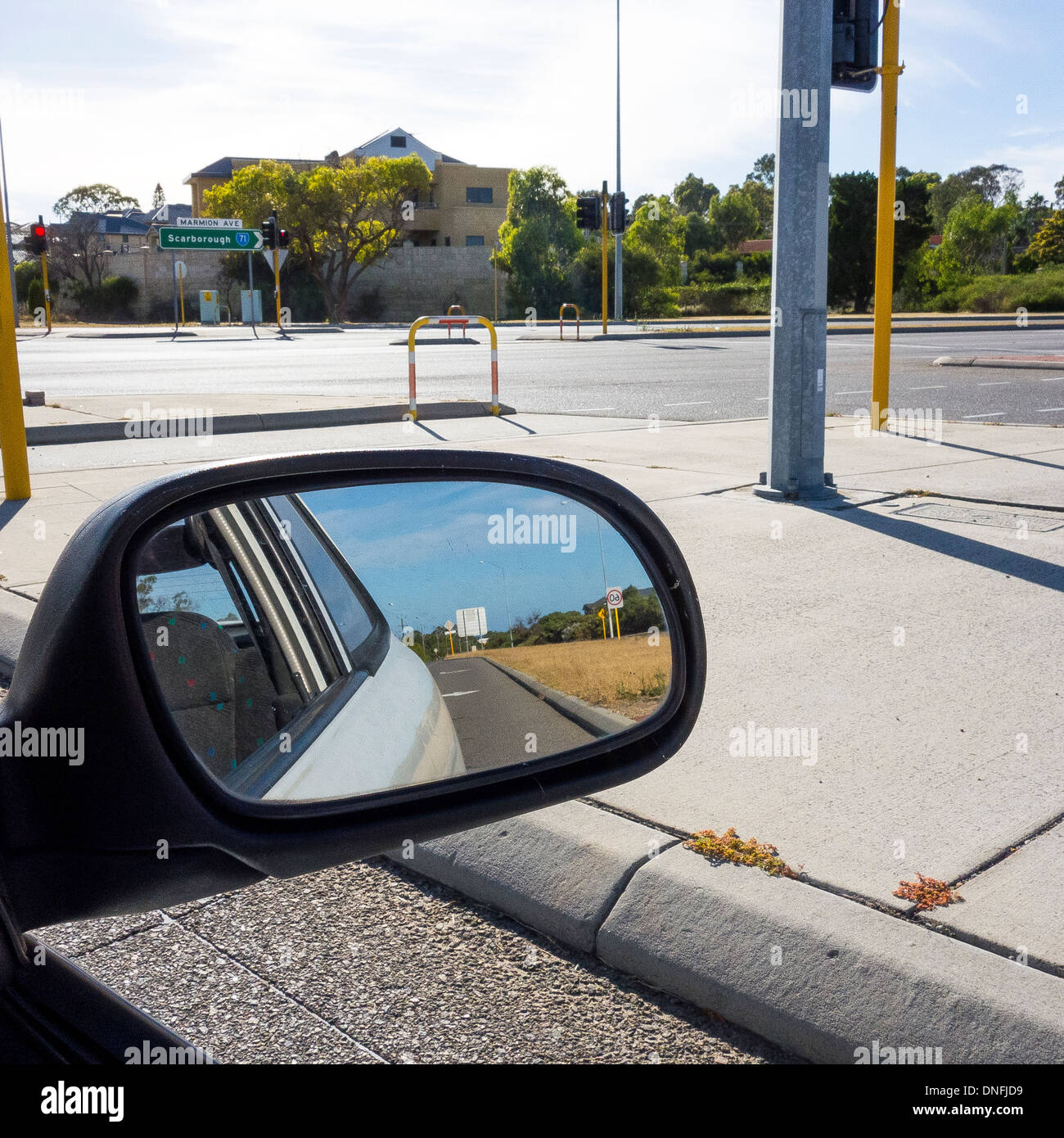 Side vision mirror on a car Stock Photo - Alamy