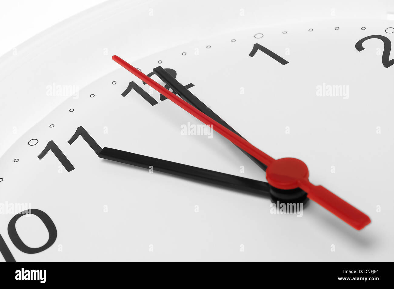 Clock face showing business working time Stock Photo - Alamy