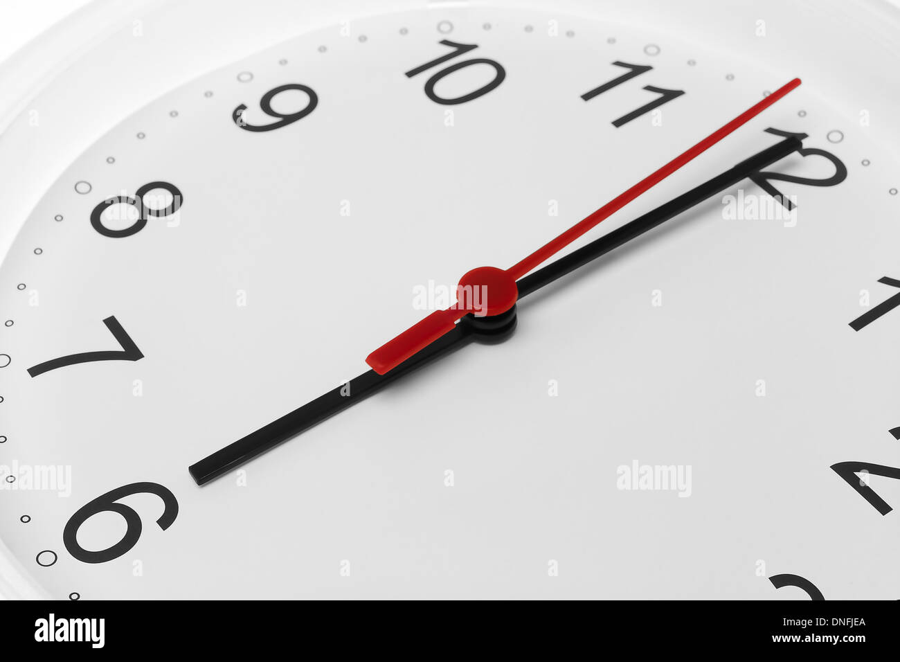 Clock face showing time hi-res stock photography and images - Alamy