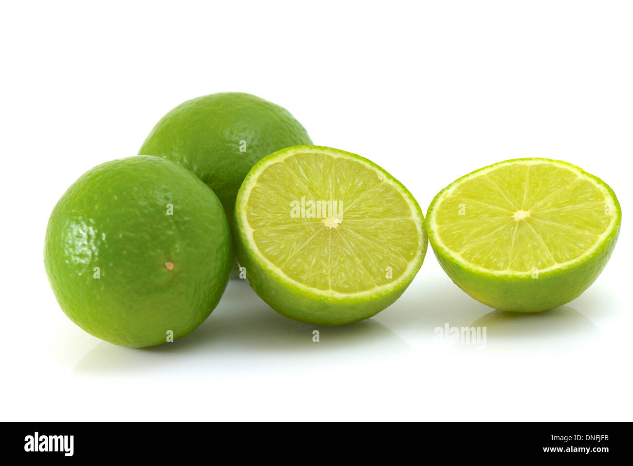 lime isolated on white Stock Photo - Alamy