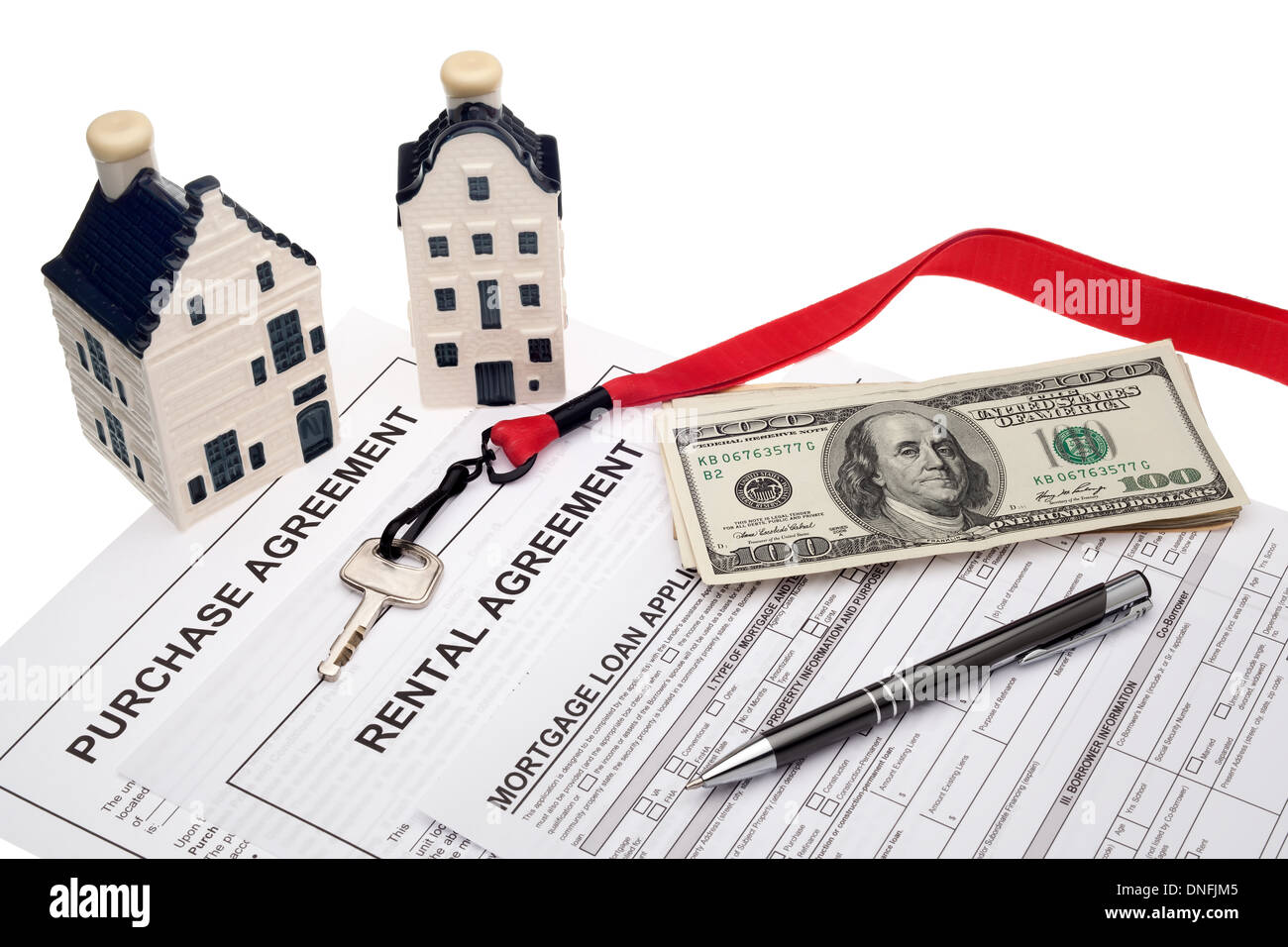 Real estate business and financial planning Stock Photo - Alamy