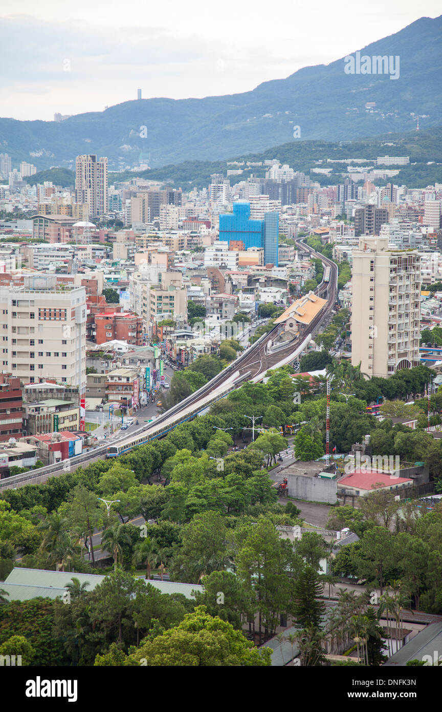 Cityscape, Shihlin, Taipei, Taiwan, Asia Stock Photo - Alamy