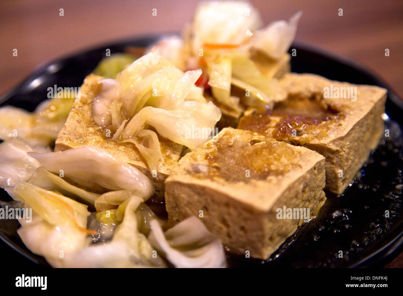 Night Market, Stinky Tofu, Tofu, Snack, Yilan, Taiwan, Asia Stock Photo ...
