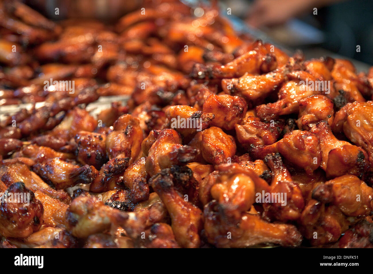Night Market, Barbecue, Chicken, Snack, Yilan, Taiwan, Asia Stock Photo ...