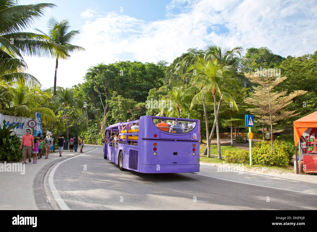 Tourist bus for sentosa hi-res stock photography and images - Alamy