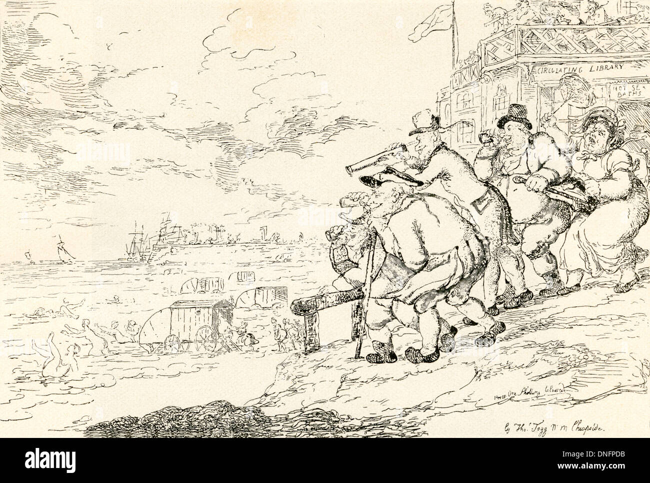Cartoon thomas rowlandson hi-res stock photography and images - Alamy