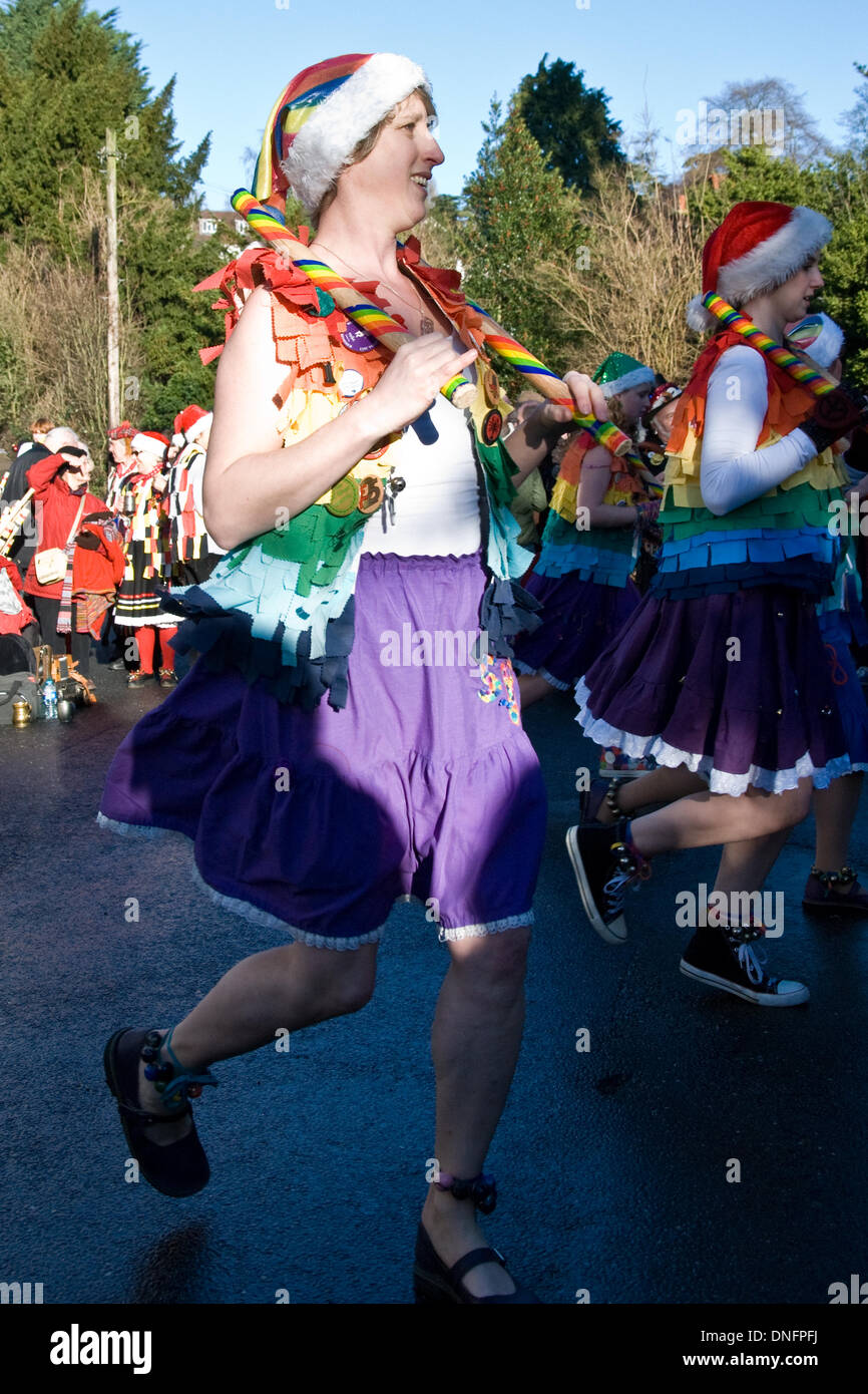 Female Morris dancers Stock Photo - Alamy