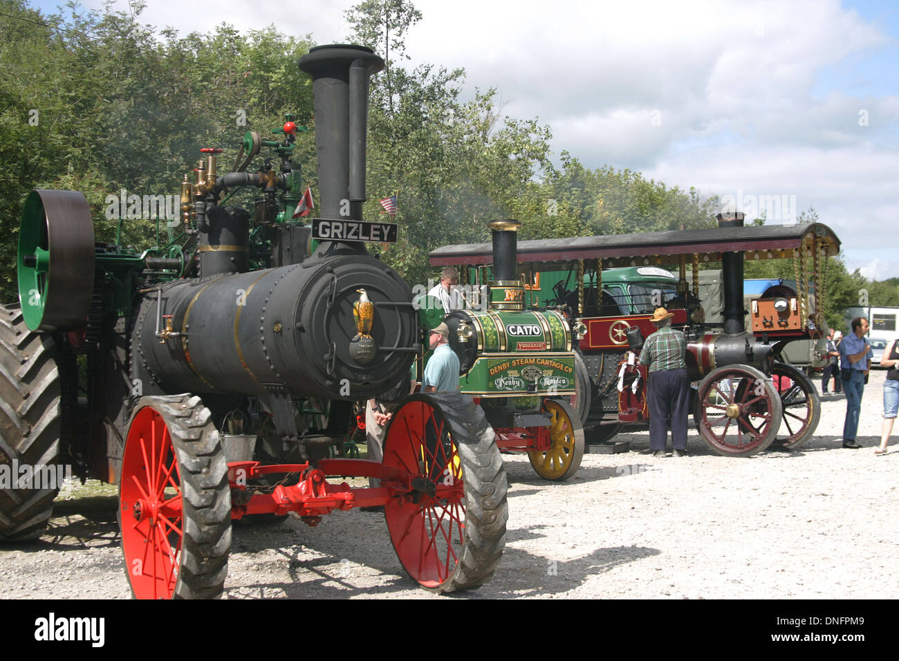 vintage traction engine Stock Photo - Alamy