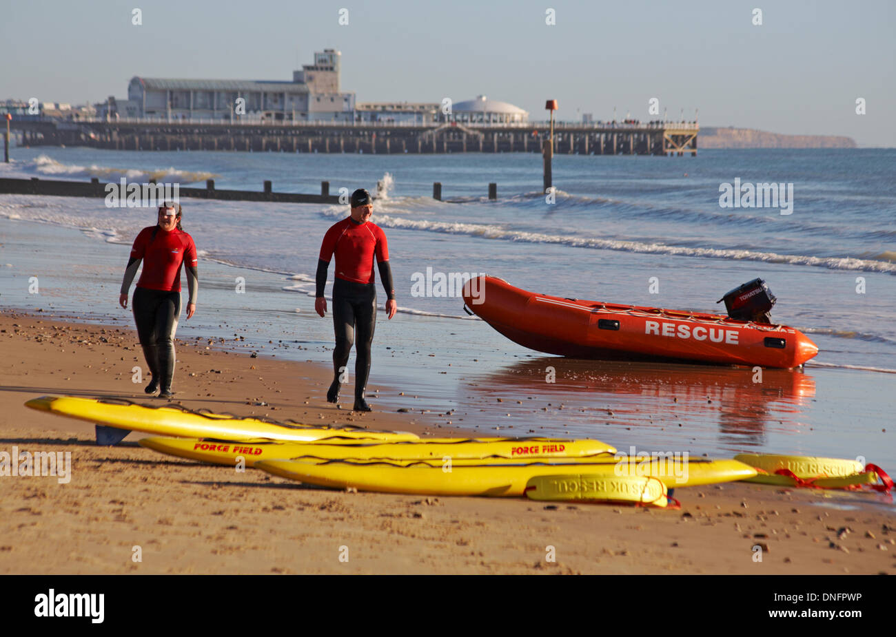 Lifeguard rescue board and rib boat hi-res stock photography and images ...