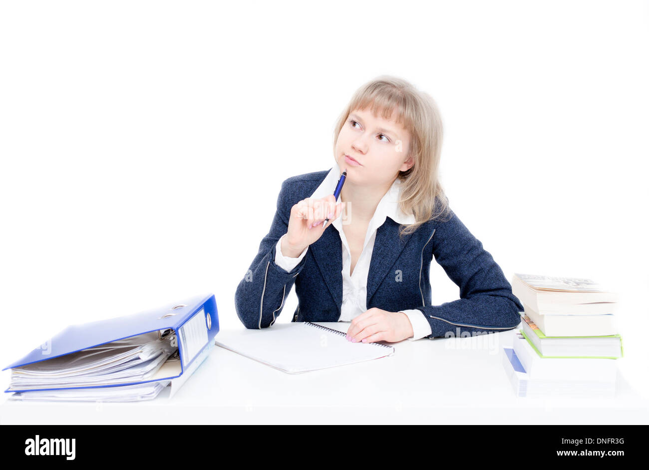 Lady studying Cut Out Stock Images & Pictures - Alamy