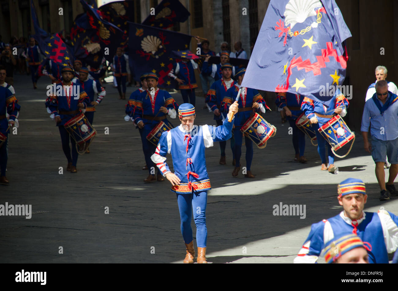 Flag Waving Siena High Resolution Stock Photography and Images - Alamy