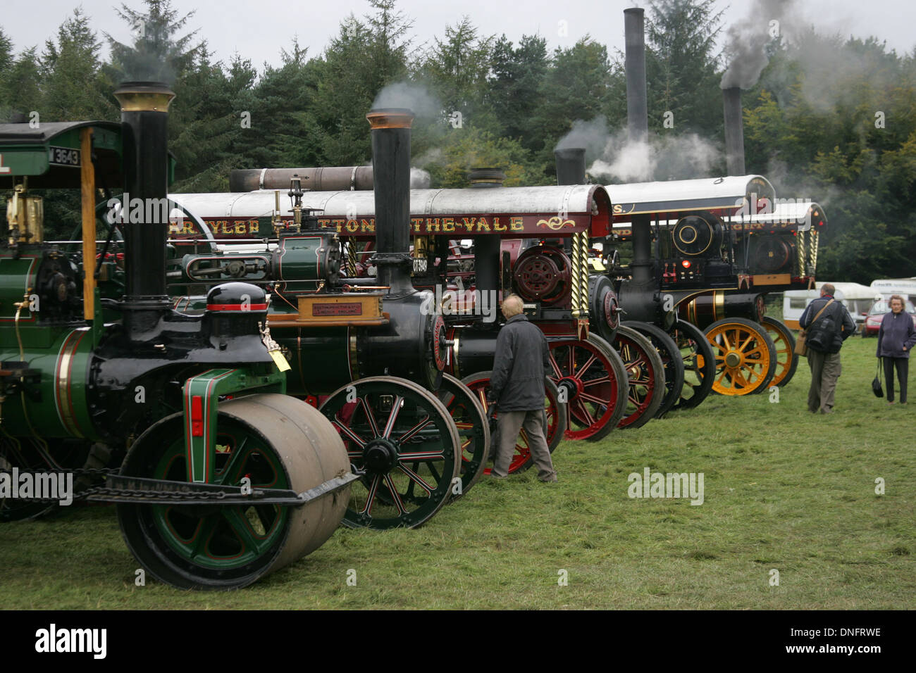 vintage traction engine Stock Photo - Alamy
