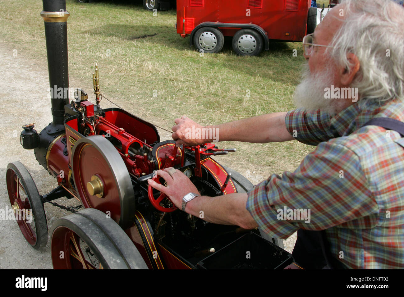 vintage traction engine Stock Photo - Alamy