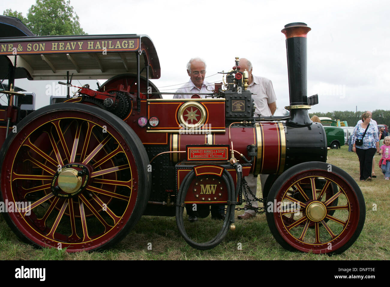 vintage traction engine Stock Photo - Alamy