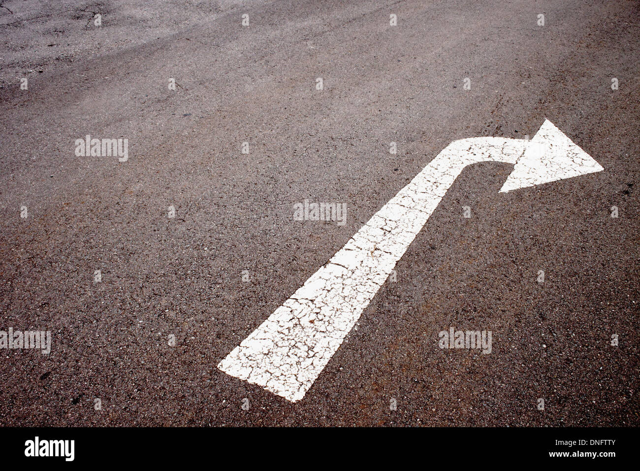 Tarmac white painted signs hi-res stock photography and images - Alamy