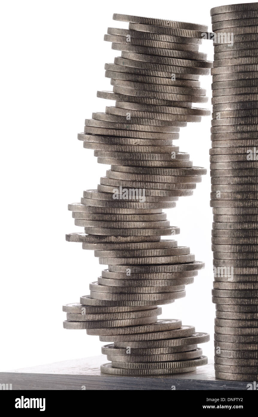 piles stacks of world small change old currency sterling silver ...