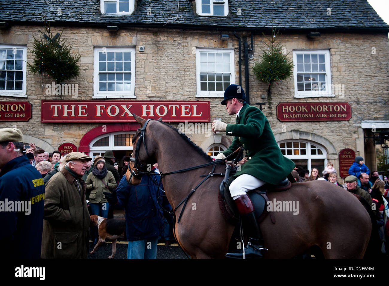 Heythrop hunt boxing day hunt chipping norton hi-res stock photography ...