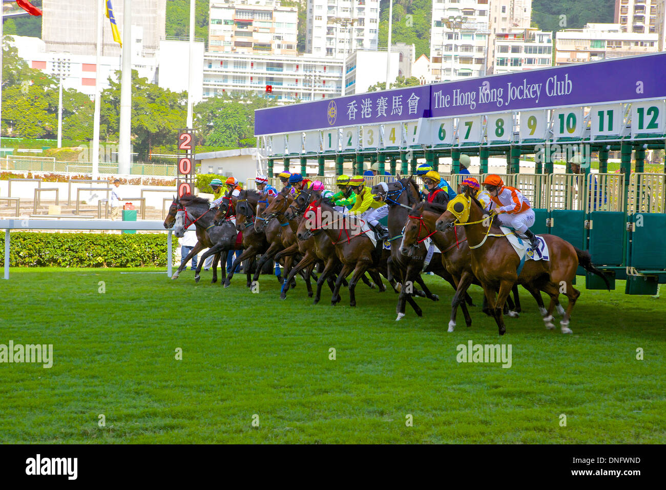 Happy Valley Racecourse, Hong Kong , China Stock Photo - Alamy
