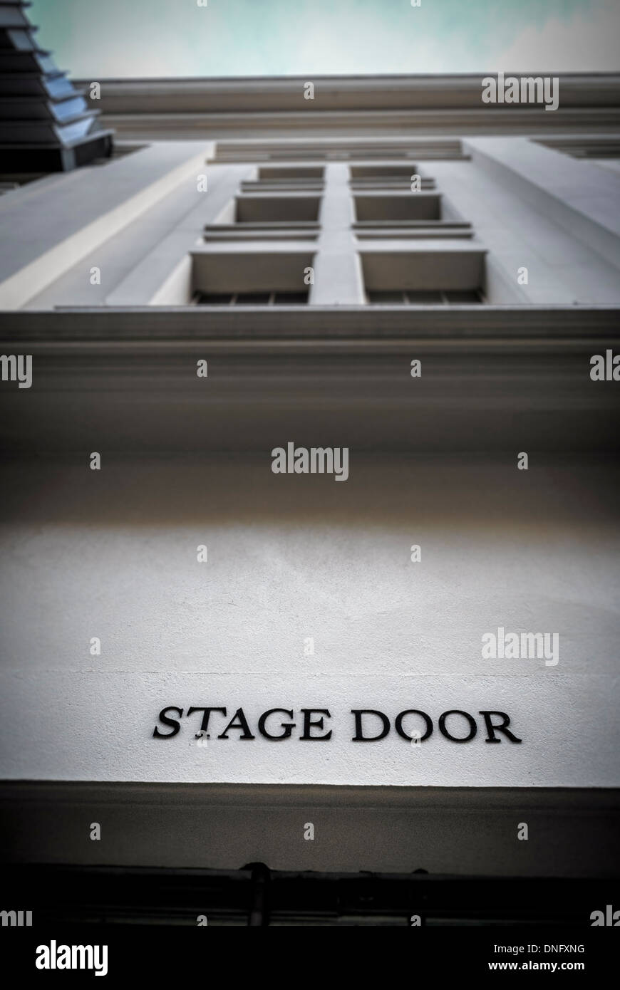 Stage Door of the Royal Opera House situated on Floral Street, London ...