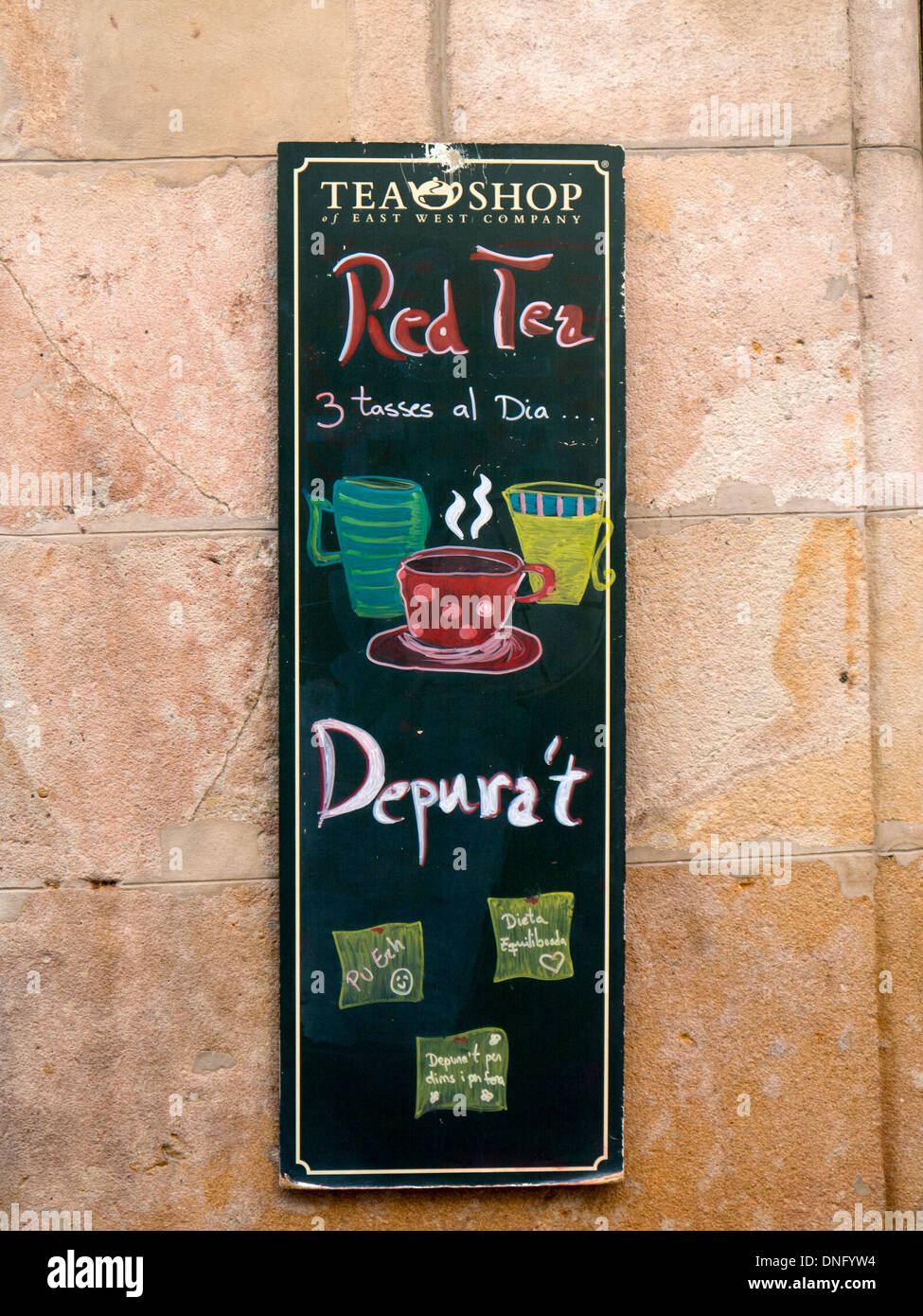 Tea Shop Signage High Resolution Stock Photography and Images - Alamy