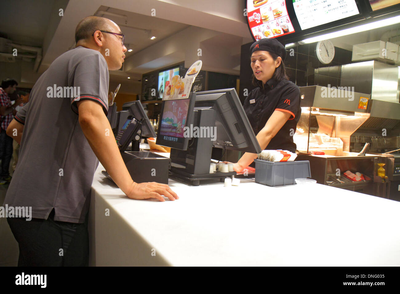 Fast food restaurants workers High Resolution Stock Photography and ...