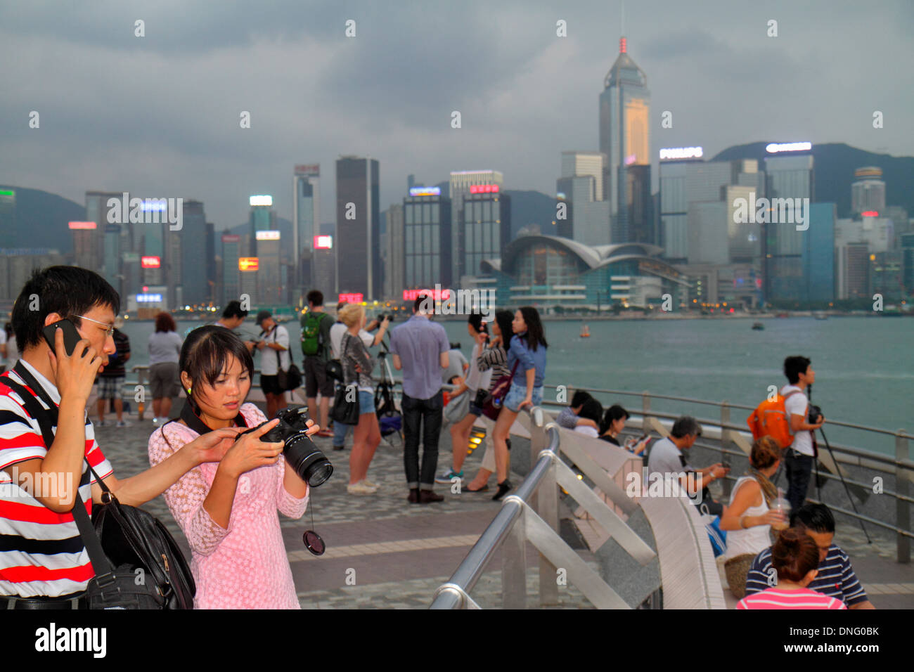 Pier on in victoria harbour in tsim hi-res stock photography and images - Alamy