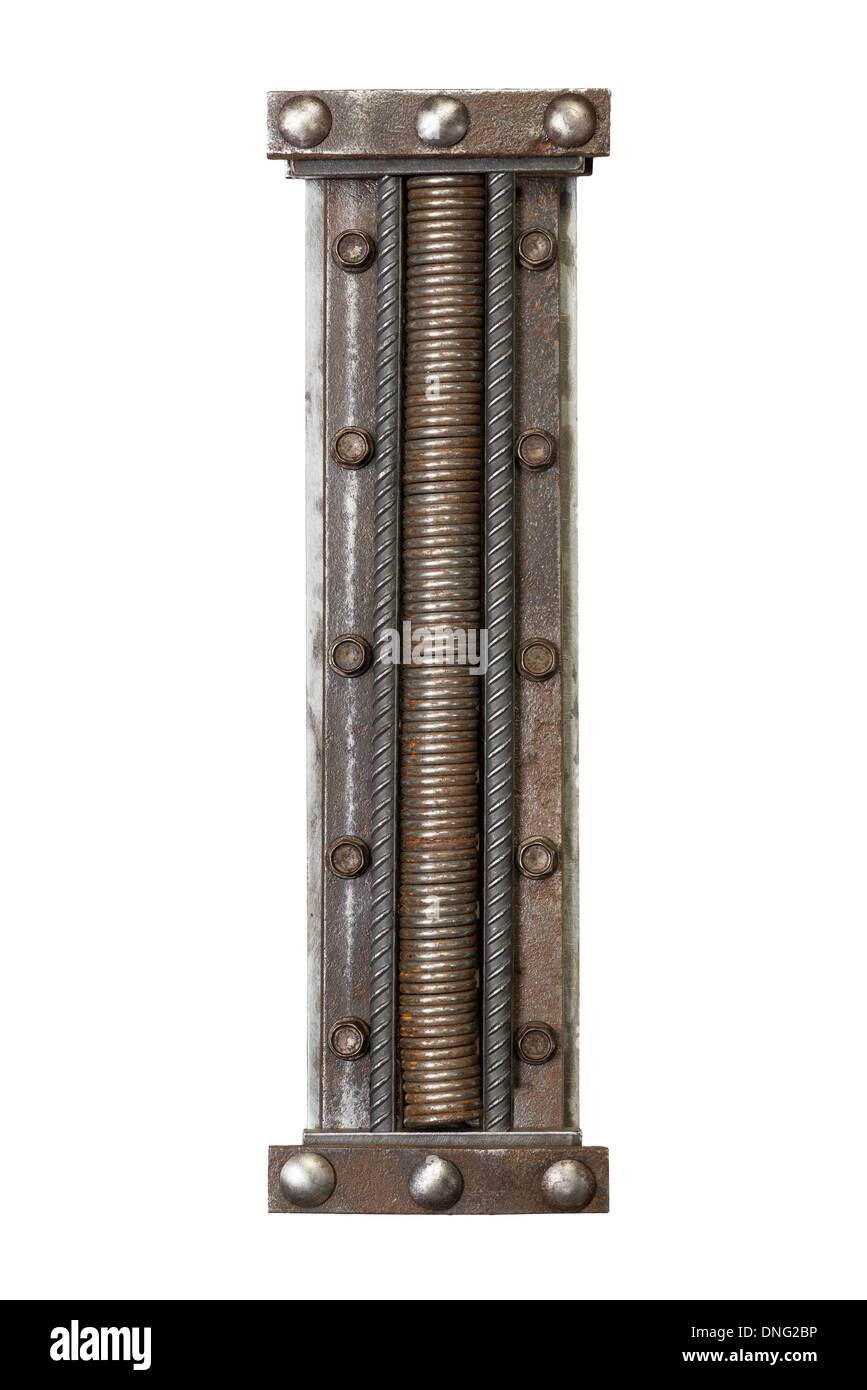 Industrial metal alphabet letter I Stock Photo - Alamy