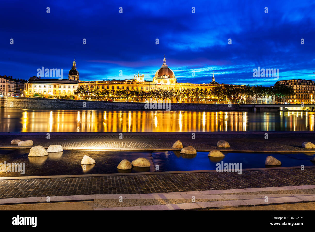 Lyon Sunset Rhone River High Resolution Stock Photography and Images ...
